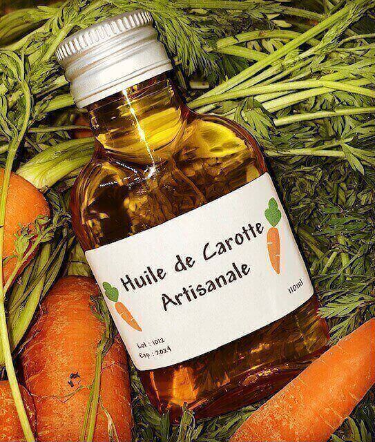 Huile de Carotte - Artisanale pour un teint éclatant - 100% pure & BIO
